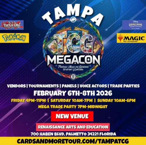 Tampa TCG Megacon - Palmetto - Florida Sports Cards