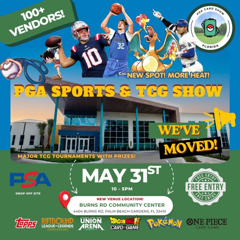 PGA Sports & TCG Show - Palm Beach Gardens - Florida Sports Cards